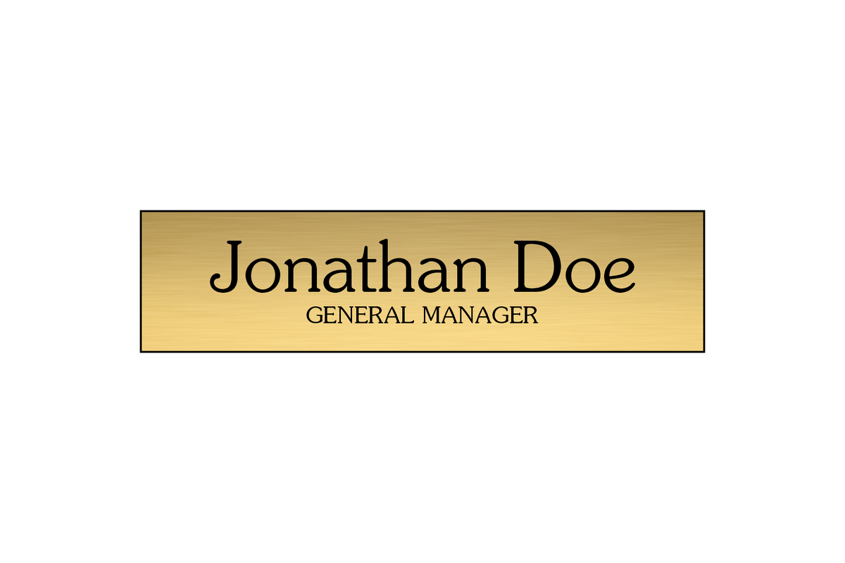 Name Plates | stampWRLD